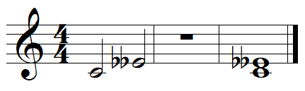 Diminished third - music theory