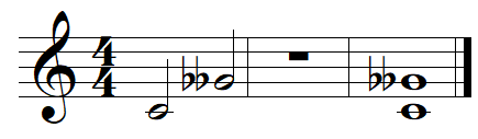 Doubly diminished fifth - music theory