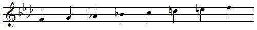 F music note - music theory