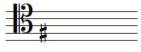 G Major key signature