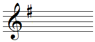 G Major key signature