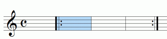 Repeat barlines - Music theory