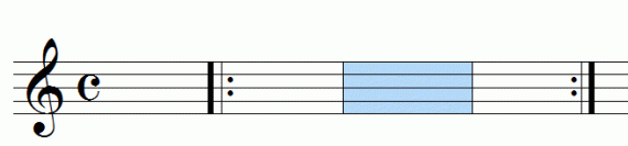 Repeat barlines - Music theory