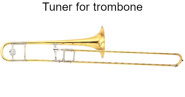 Online tuner for trombone