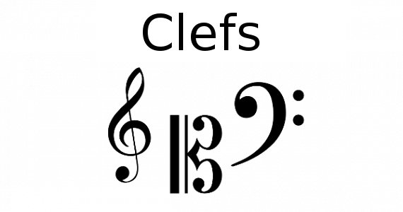 Clefs - Music theory