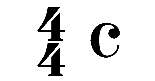 4/4 time signature example - Music theory